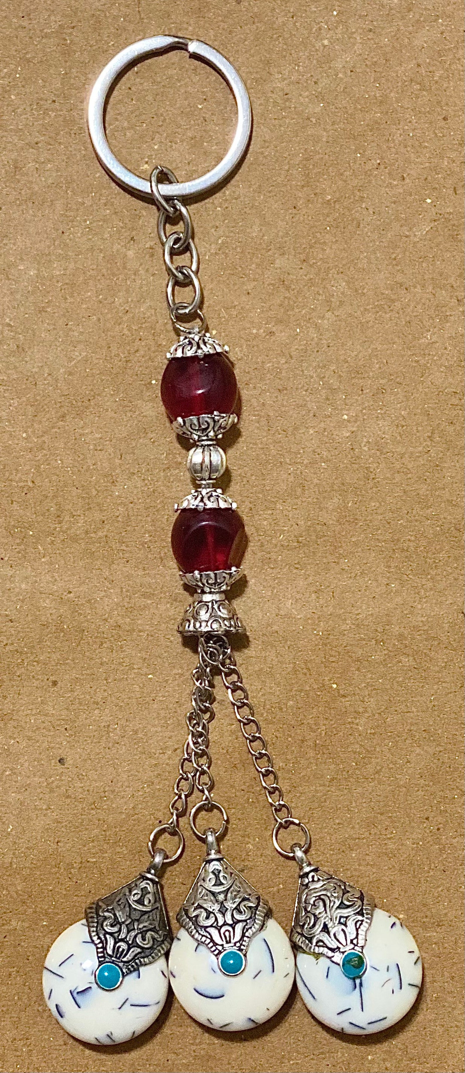 Handmade Tibetan Style Ethnic Keychain - Etsy