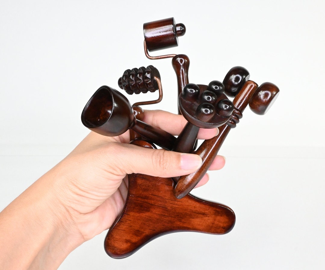 Facial Wood Therapy Kit – 6-delige Colombiaanse maderotherapieset voor ...