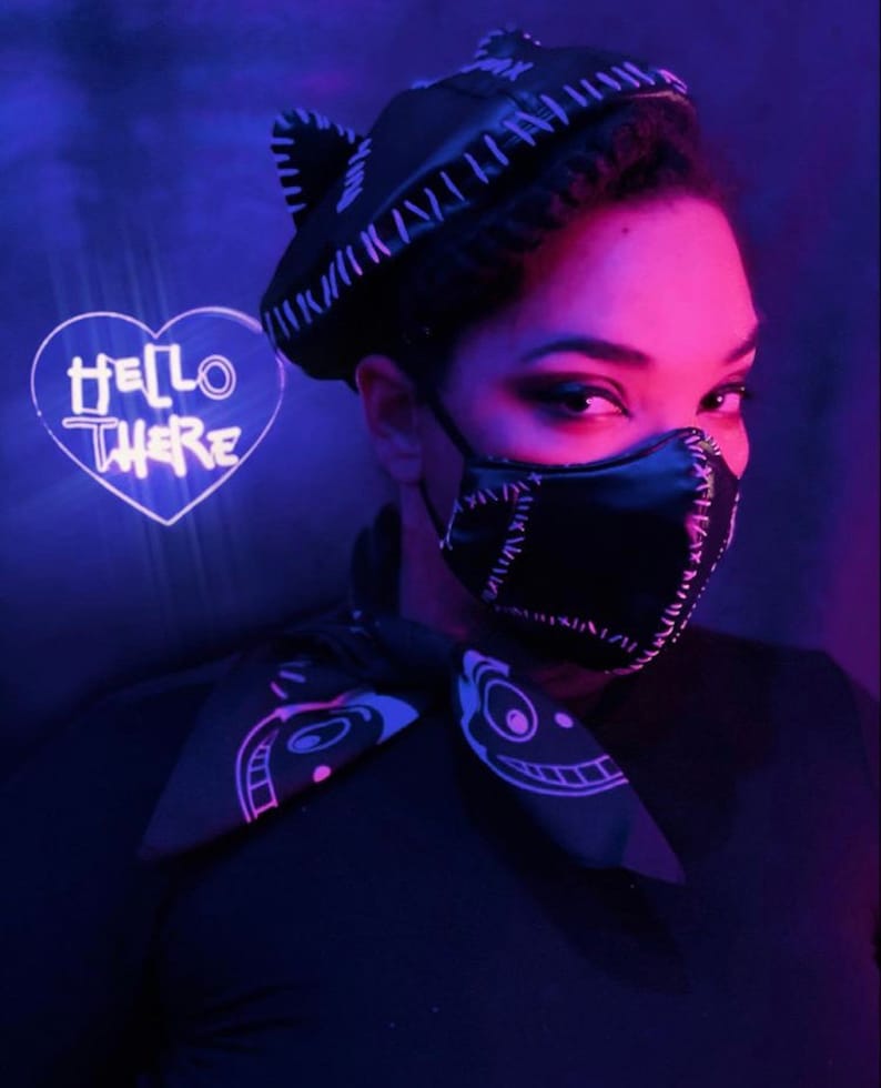 Hello There Batman Returns Catwoman Bandana Scarf Burton - Etsy