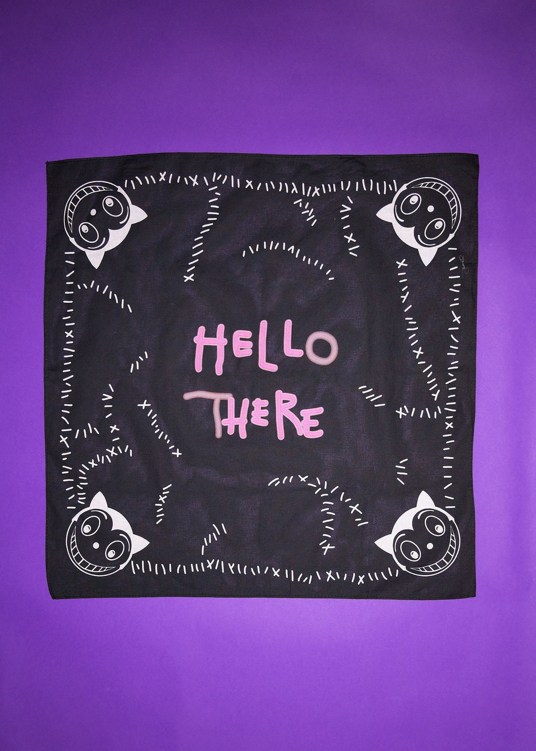 Hello There Batman Returns Catwoman Bandana Scarf Burton - Etsy