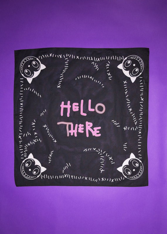 Hello There Batman Returns Catwoman Bandana Scarf Burton - Etsy
