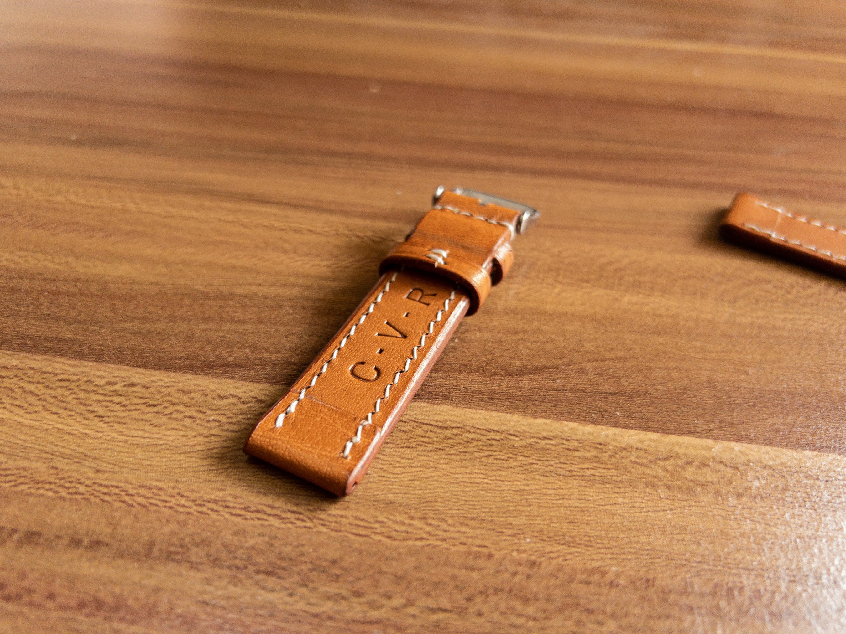 Brown Vegetable Tanned Watch Strap Watch Band Handmade Full - Etsy