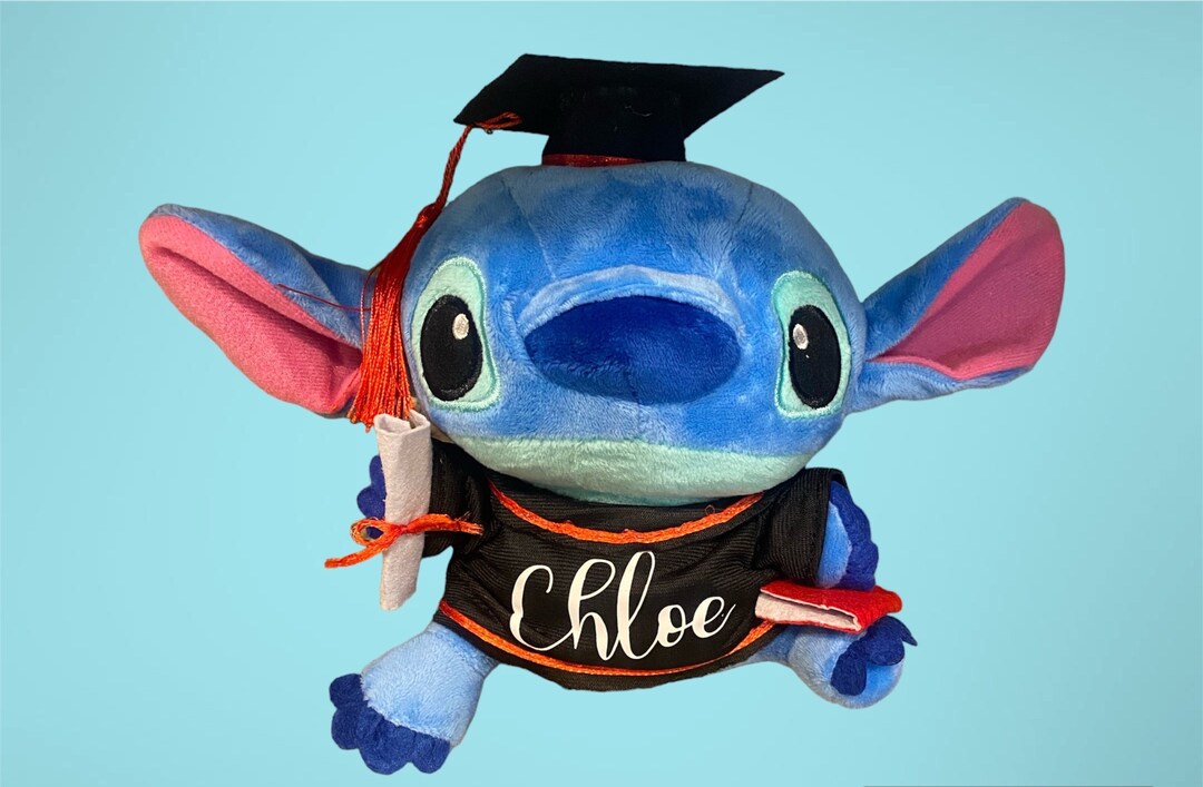 Personalized Graduation Stitch Stuffed Animal, Grad 2025, Class of 2025 ...