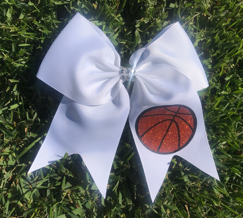 Basketball Bow / Basketball Bows / Custom Basketball Bows / | Etsy