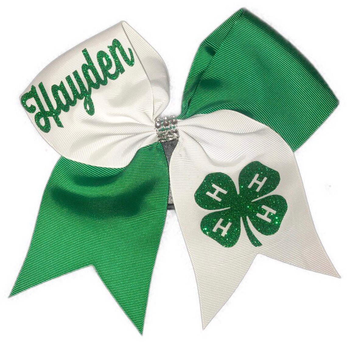 4H Bow/personalized 4H Bows/custom 4H Bows/girl Scout/hair - Etsy