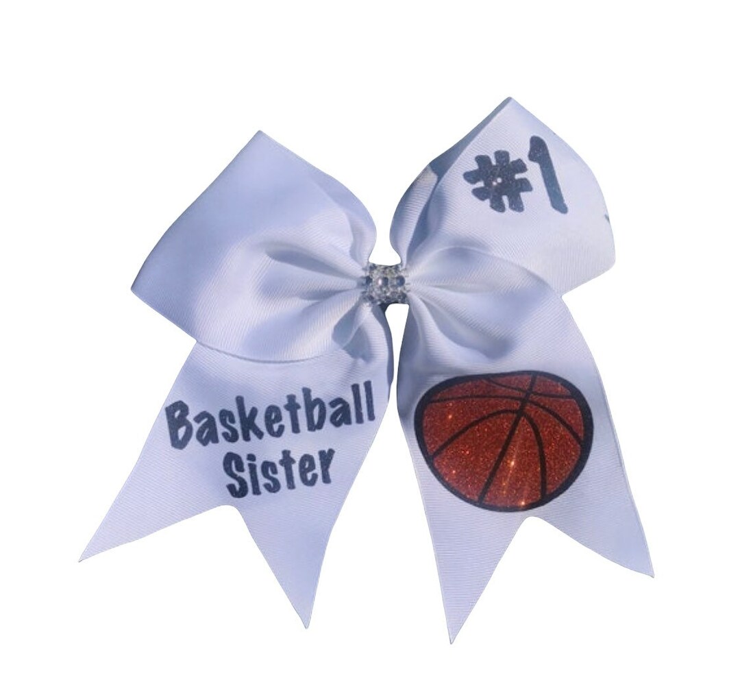 Basketball Sister Hair Bows - Show Your Love and Support for Your ...