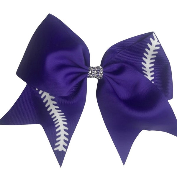 Softball Bows - Etsy