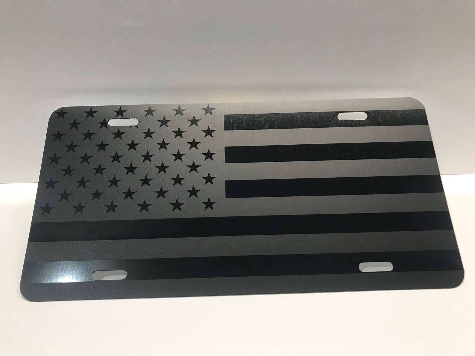 American Flag License Plate, Flag Front License Plate, Aluminum Plate ...