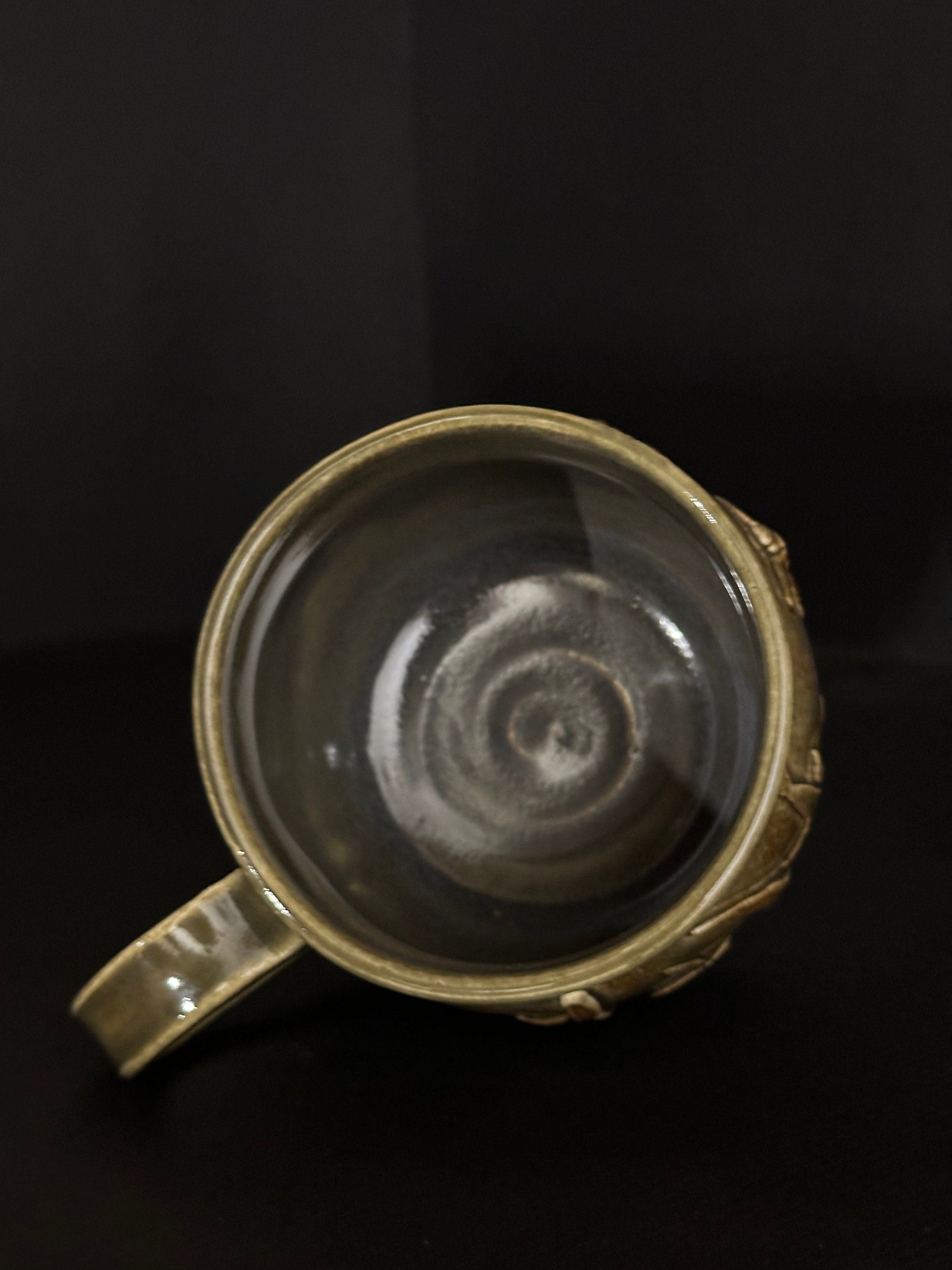 Dragonfly Cattail Mug With a Handle Hand-crafted by - Etsy