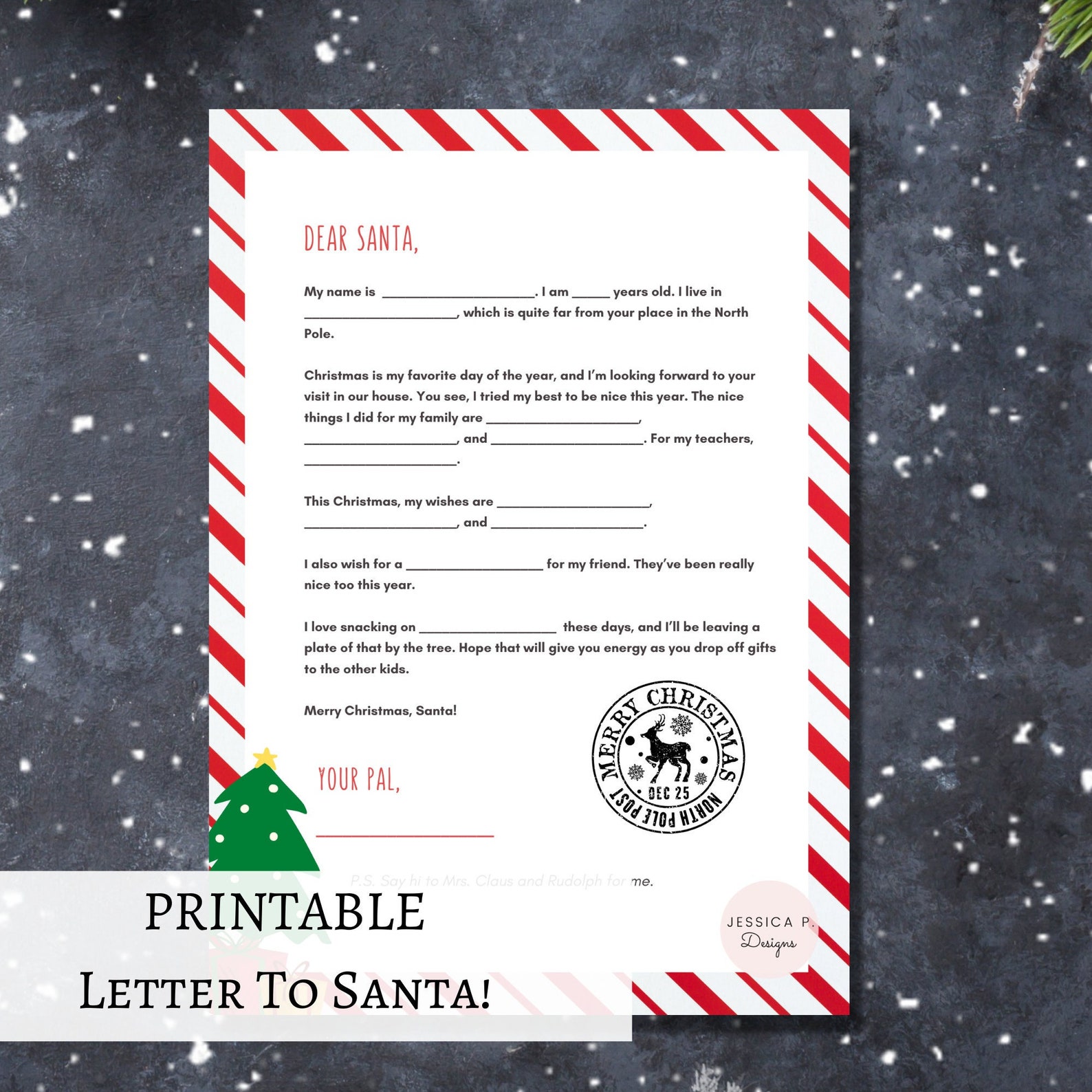 Elf Letter, Elf on the Shelf, Elf Kit, Elf on the Shelf Letter, Blank ...