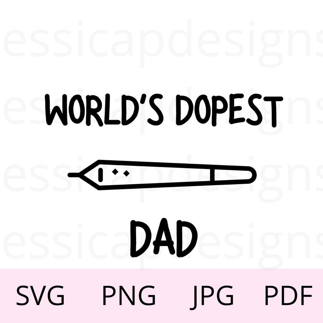 Papá más tonto del mundo svg, weed svg, cannabis svg, papá svg, día del ...