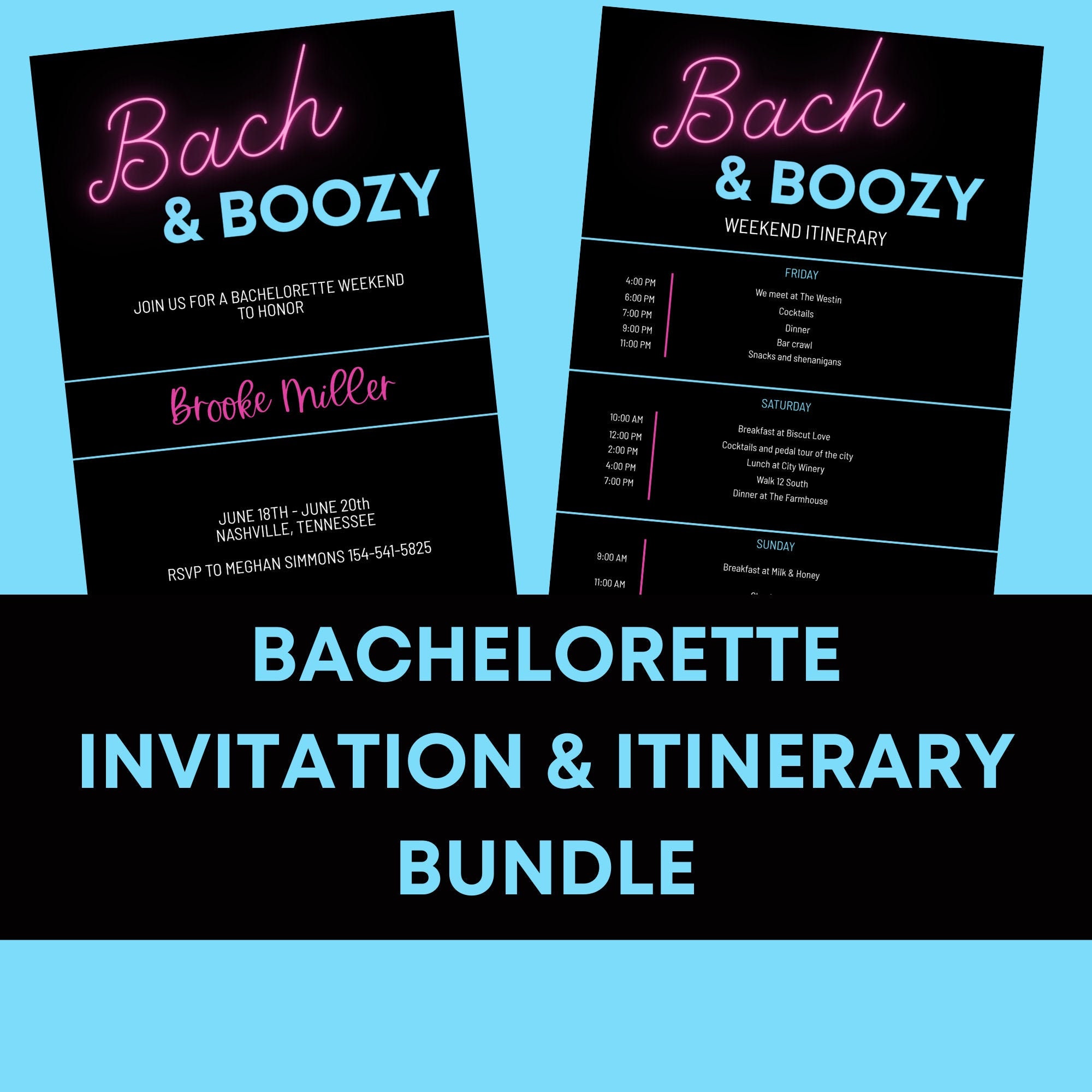 Bachelorette bachelorette invitation bachelorette weekend | Etsy