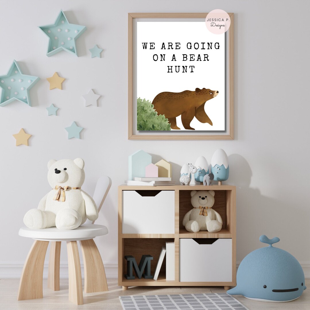 Going on a Bear Hunt,printable WALL ART, Hunting Nursery, Woodland ...