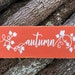 AUTUMN Script Sign, Rustic Wood Fall Sign, Fall Decor, Autumn Wall ...