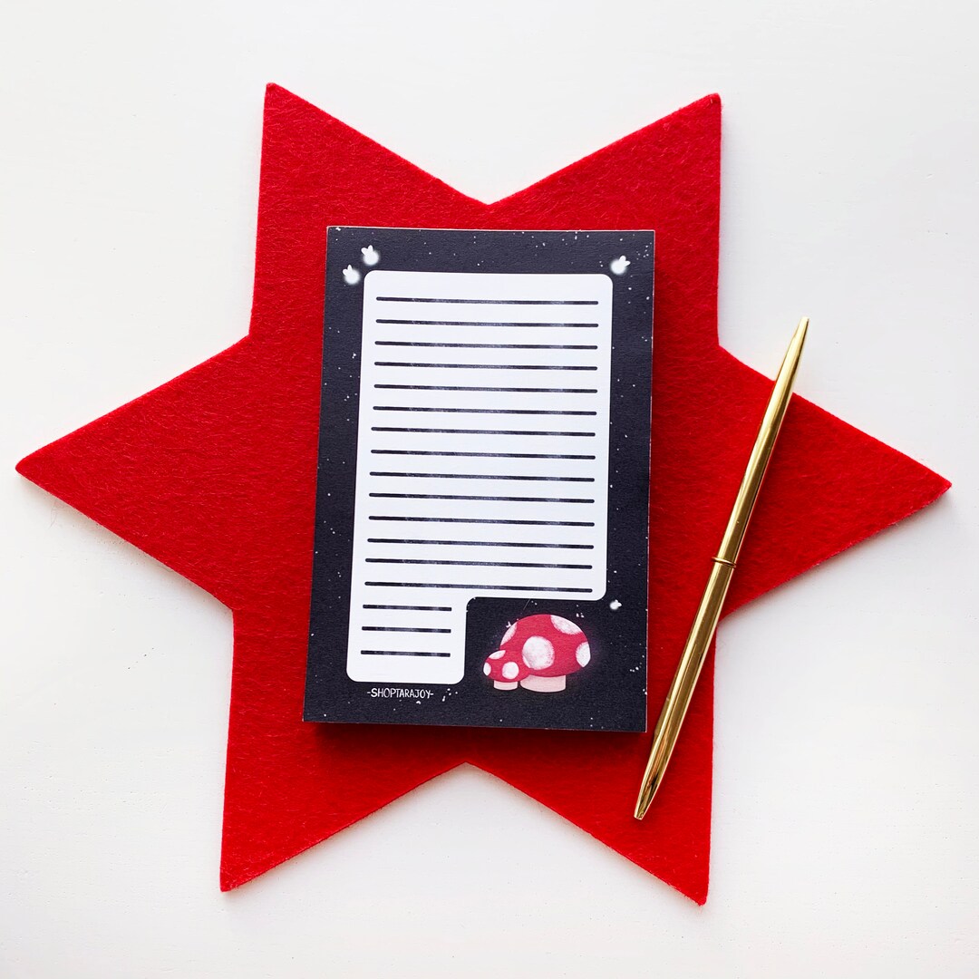 Glowing Toadstool Daily 50 Sheets 4X6 Notepad - Note Taking Daily Tear ...