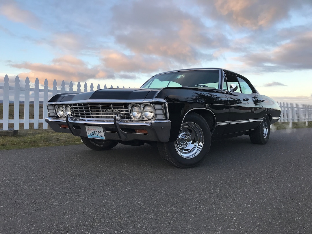 Supernatural "baby" Venator 1967 Impala Front at Point No Point Beach ...
