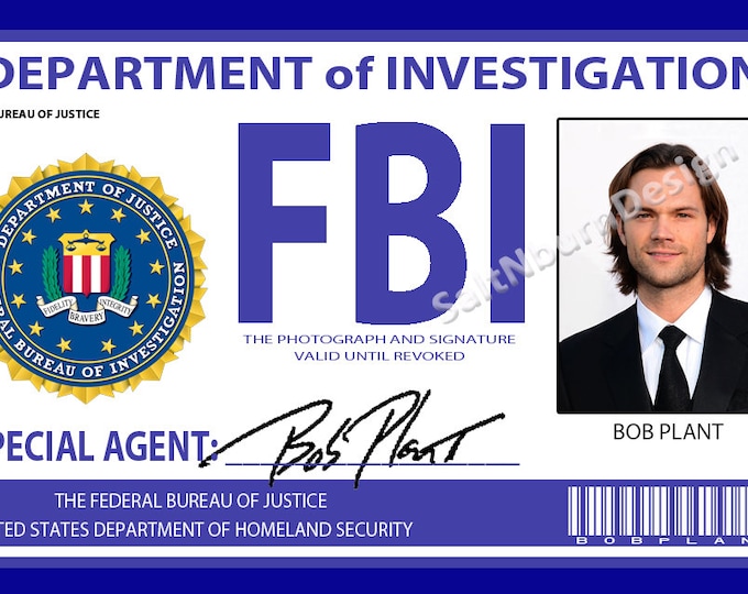 Supernatural FBI Badge "agent Beyonce" AKA Castiel (misha Collins ...