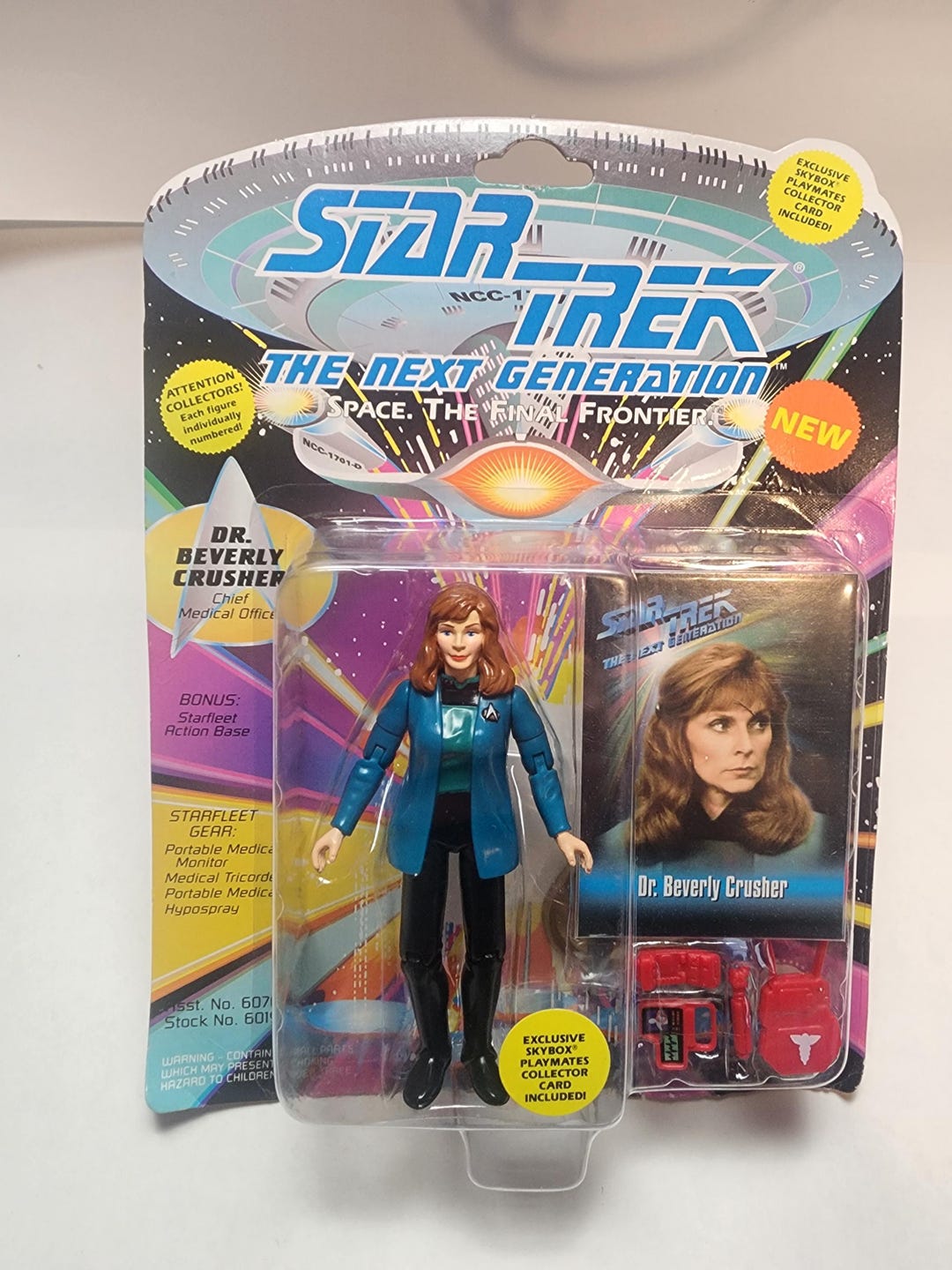 Star Trek TNG BEVERLY CRUSHER Action Figure Playmates 1993 Sealed ...