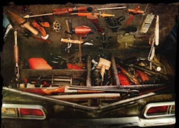Supernatural Impala Trunk Weapons