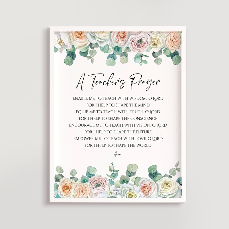 Teacher Wall Art - Etsy