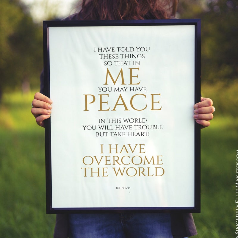 I Have Overcome - Etsy