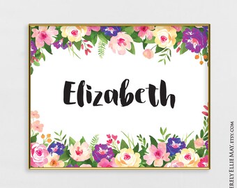 Custom name art | Etsy