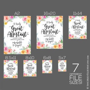 Personal Assistant Gifts A Truly Great Assistant is Hard to Find ...