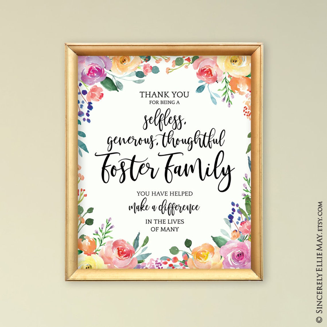 Foster Family Appreciation Gifts Great as Foster Care Parent - Etsy