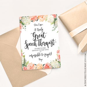 Personalized Gifts for Speech Therapists, SLP Appreciation Wall Art ...