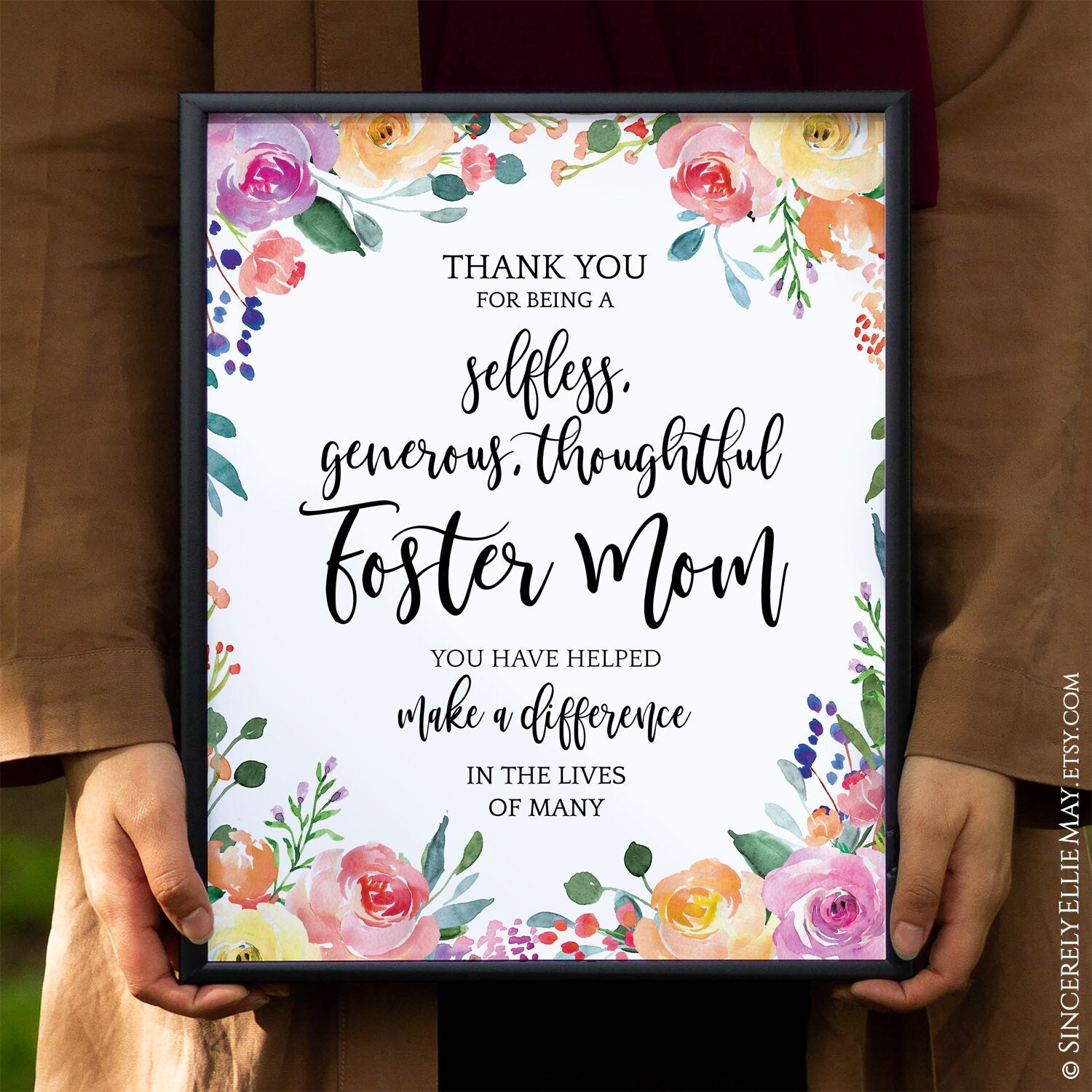 Thank You Foster Mom Gift - Generous Thoughtful Foster Appreciation ...