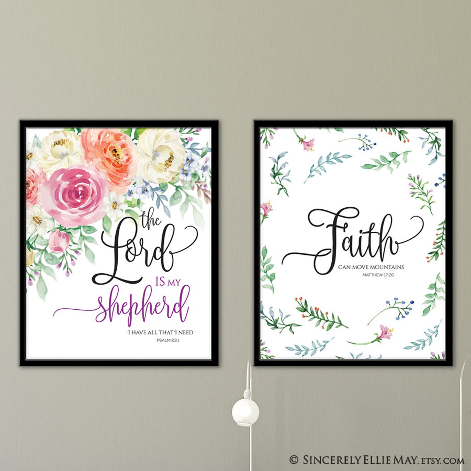 Faith Posters Wall Art Set of 3 Christian Bundle Bible - Etsy Australia