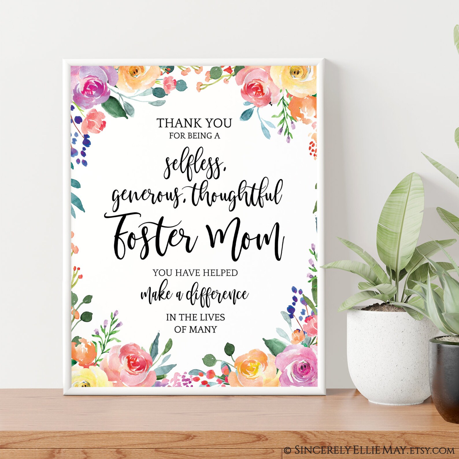 Thank You Foster Mom Gift - Generous Thoughtful Foster Appreciation ...