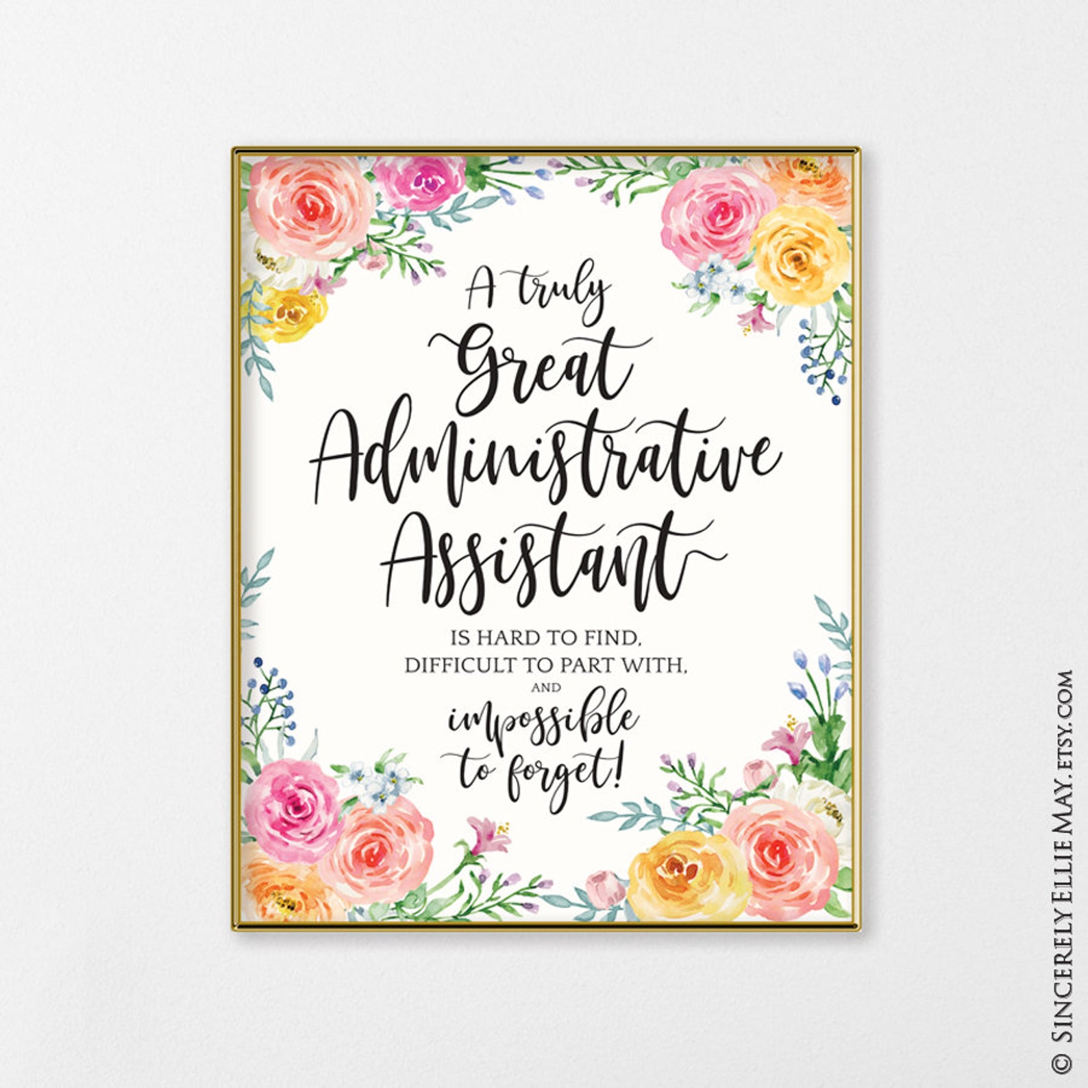 Administrative Assistant Gifts great as Administrator Thank | Etsy