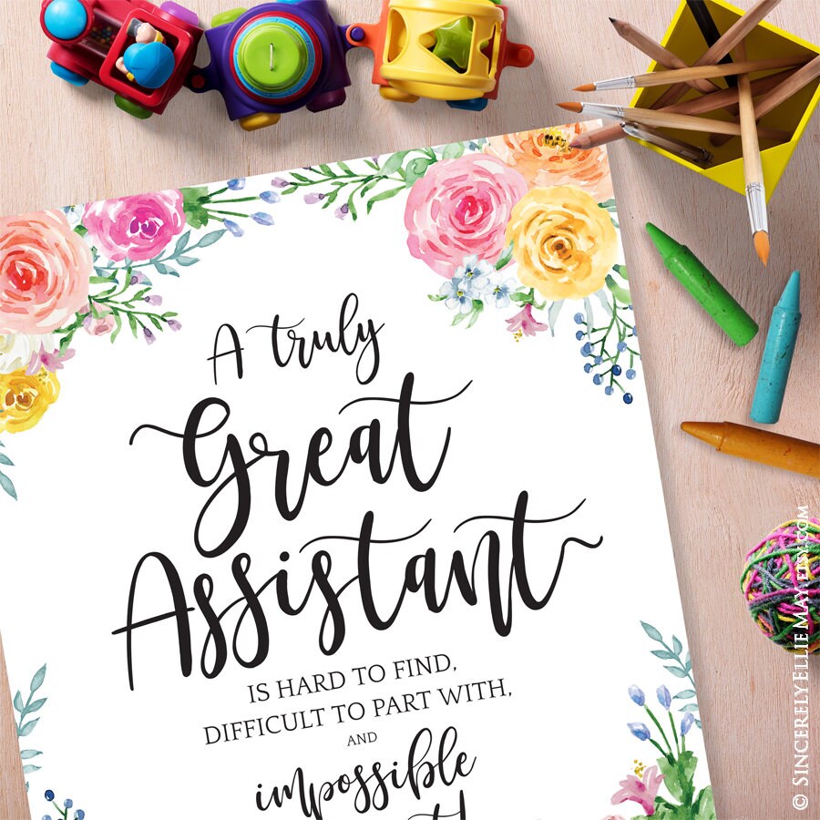 Personal Assistant Gifts A Truly Great Assistant Is Hard To | Etsy