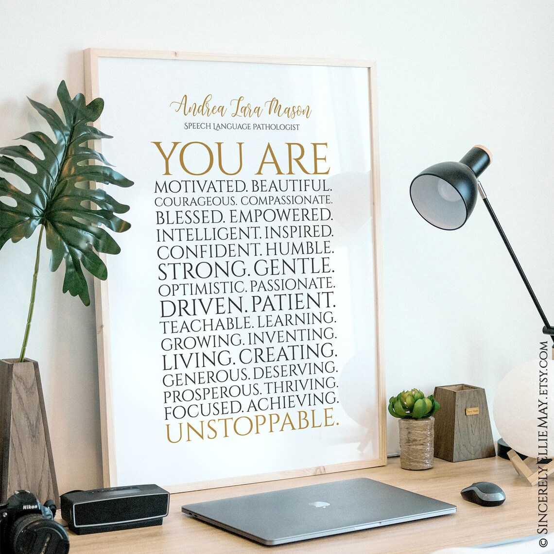 New Job Gift for Her Custom Success Gift Personalized Name - Etsy Australia