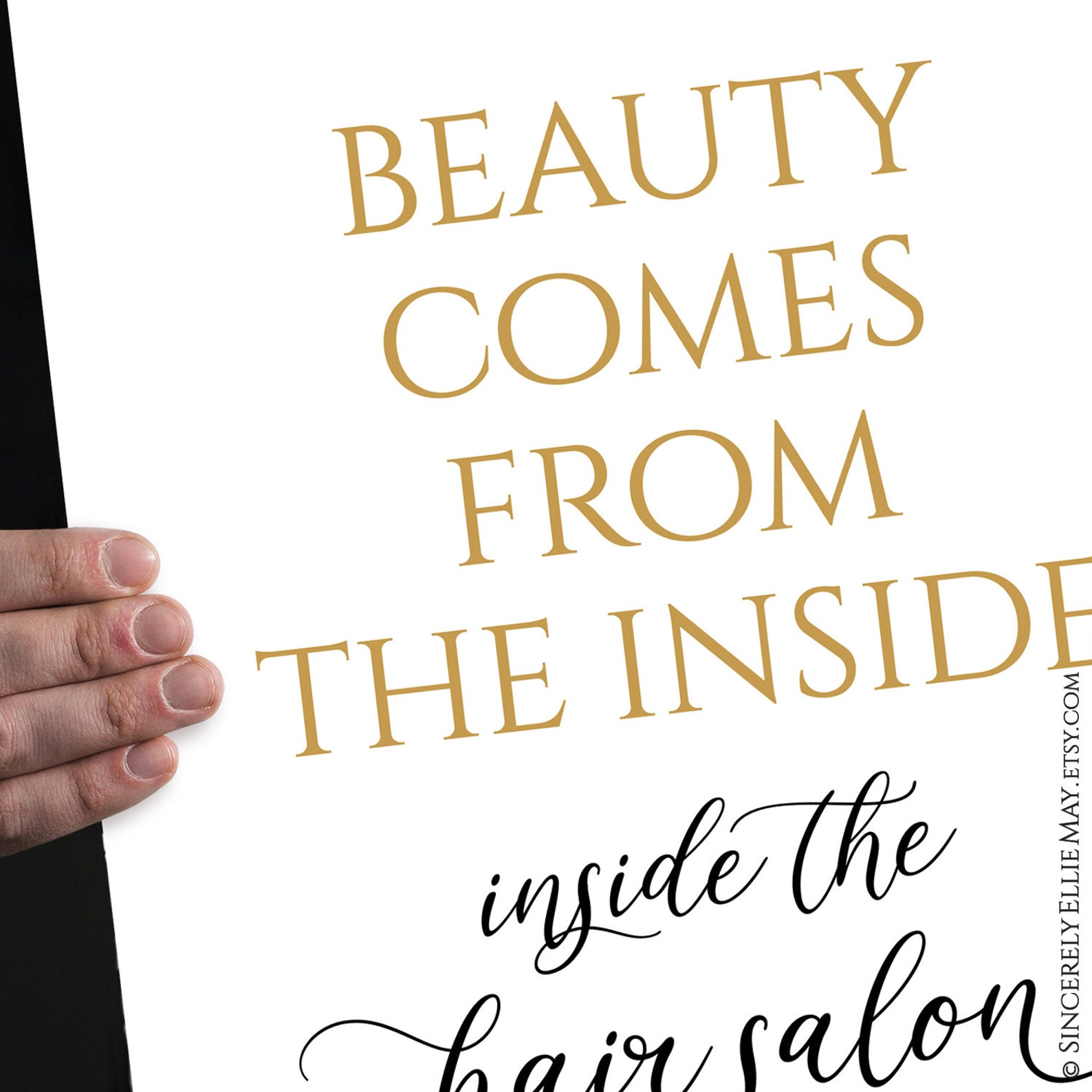 Modern Hair Salon Decor Printable Hair Stylist Poster Beauty - Etsy