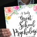 School Psychologist Appreciation Gifts - Psychology Wall Art Printable ...
