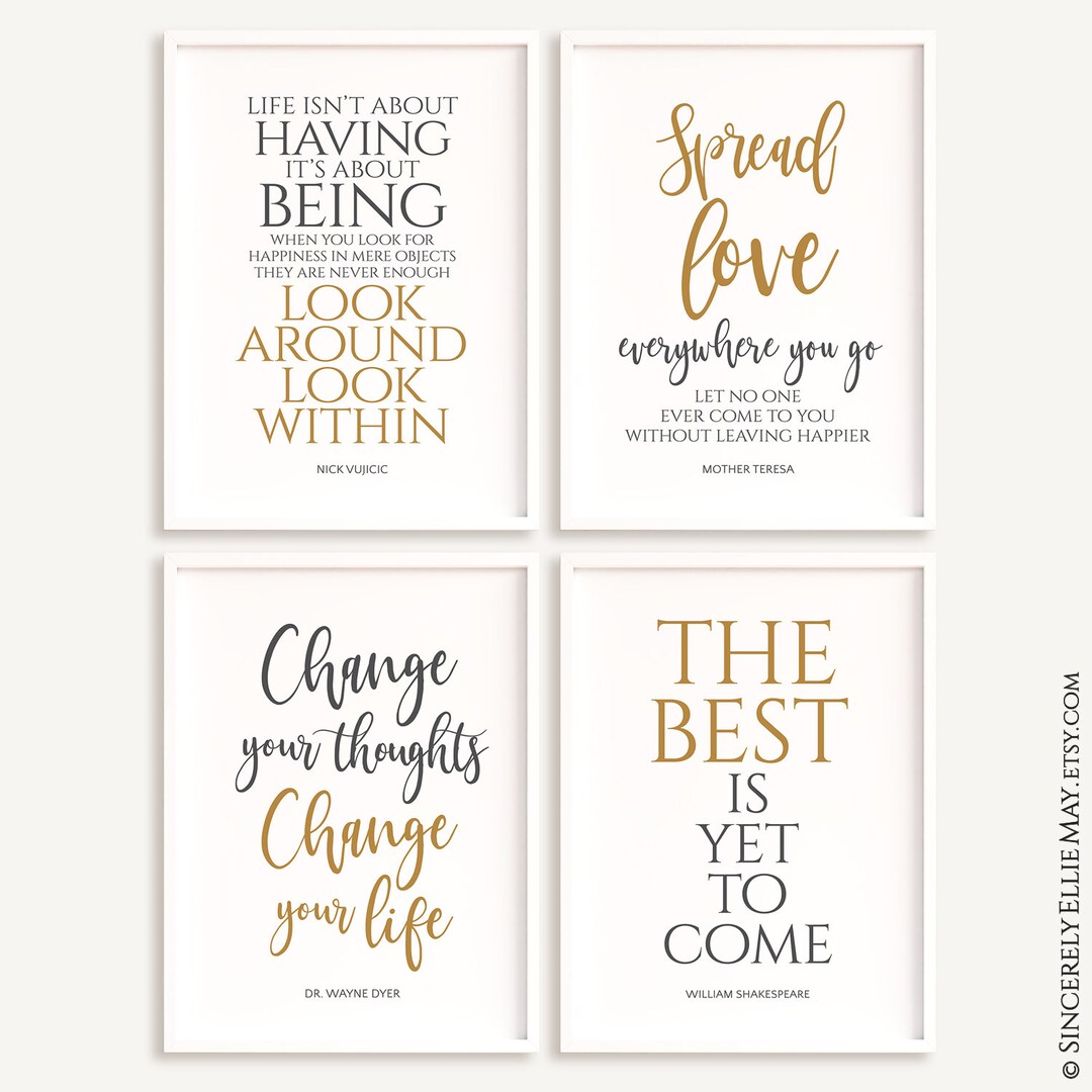 Positive Psychology Poster Mental Health Wall Art Decor Digital Prints ...