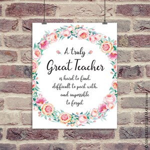 Teacher Retirement Gifts - A Truly Great Teacher is Hard to Find ...