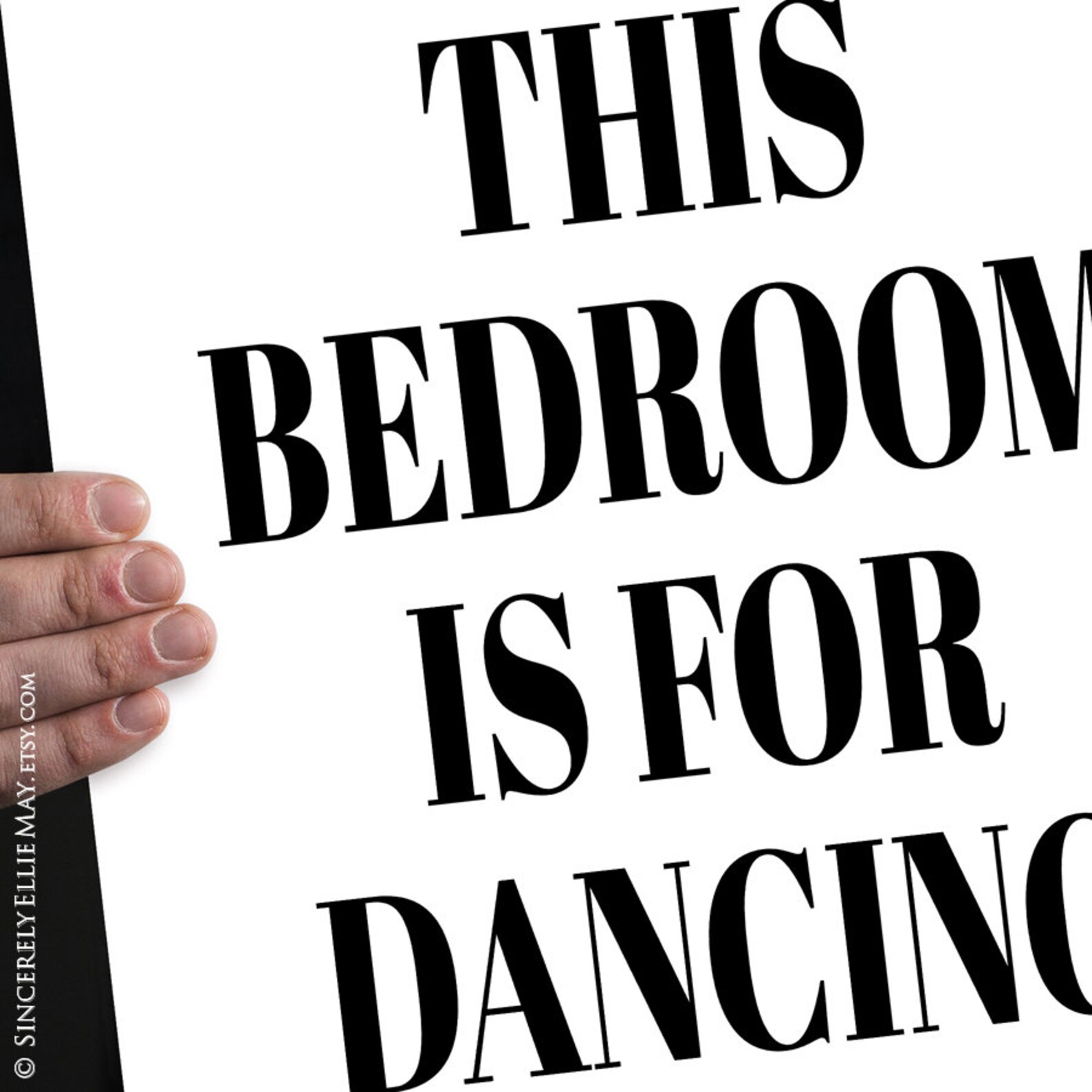 Funny Bedroom Signs Poster Quote Wall Art This Bedroom Is | Etsy