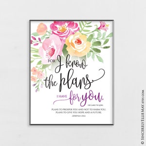 For I Know the Plans I Have for You Jeremiah 29 11 - Christian Hope ...