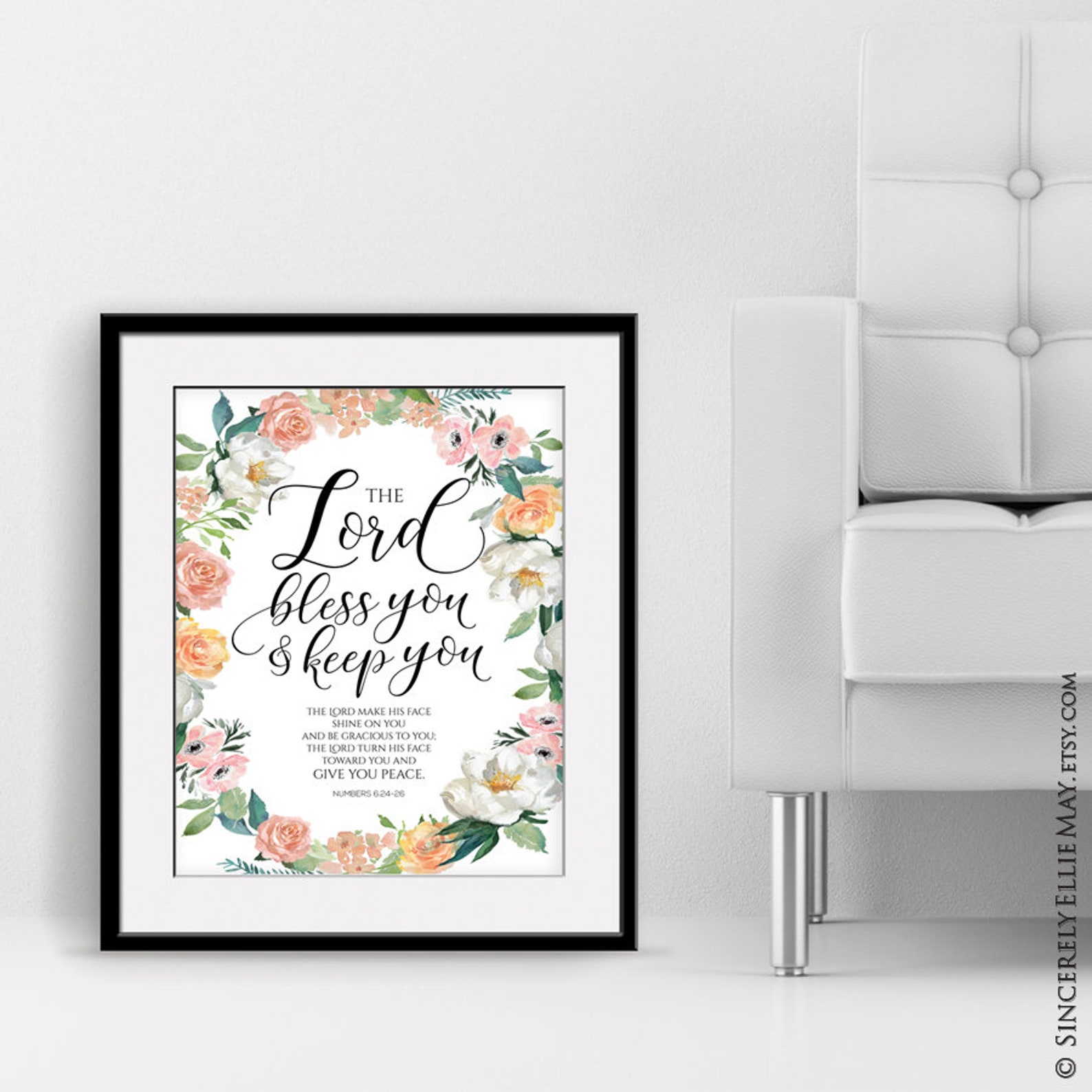 Farewell Poster Scripture Wall Art Gift for Woman the Lord | Etsy
