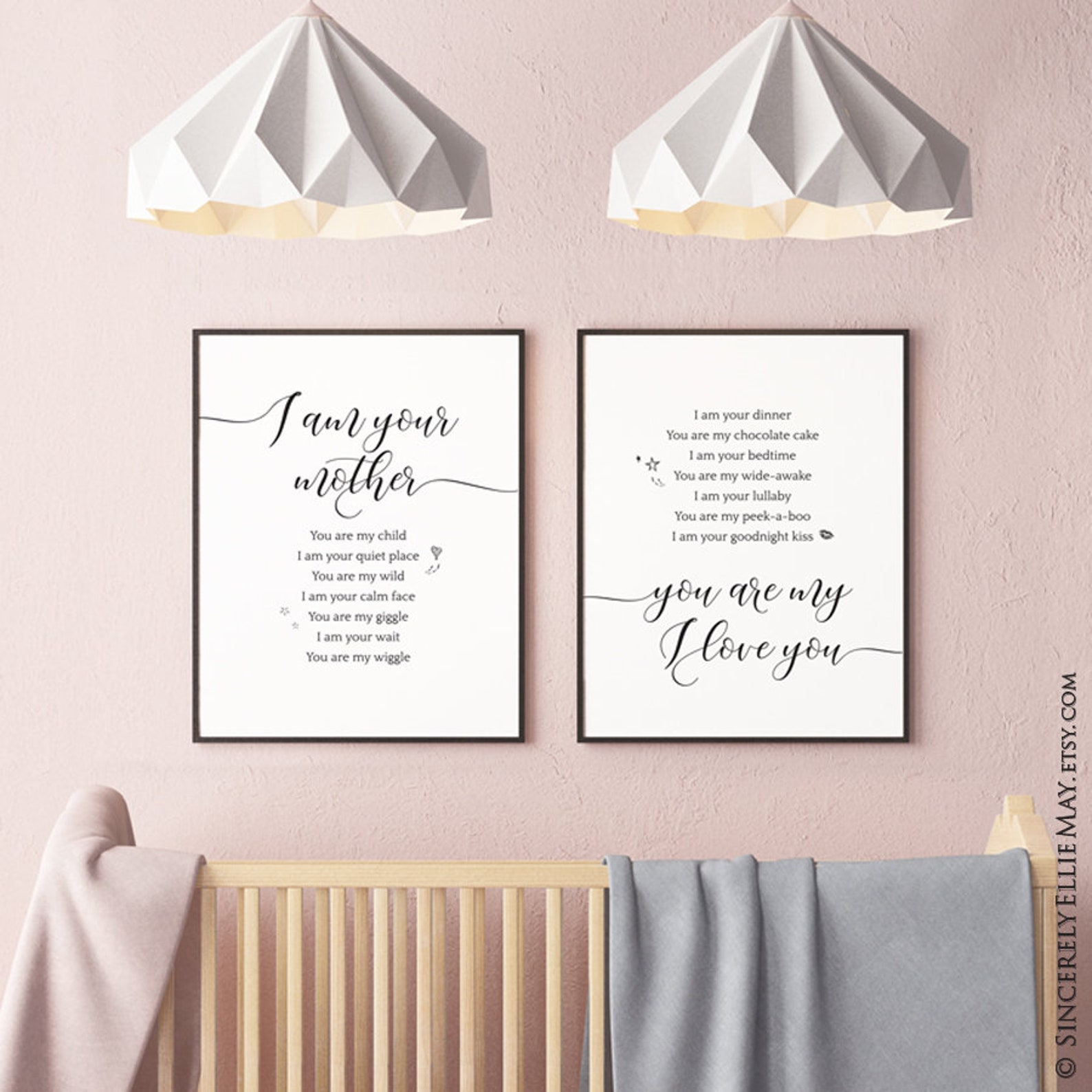 I Am Your Mother You Are My Child YOU PRINT Children Quotes | Etsy