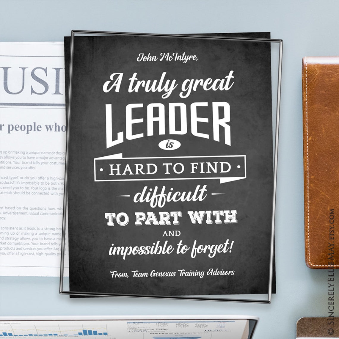 Leaders Gifts Male Leader Appreciation Custom Gift Thank - Etsy Australia