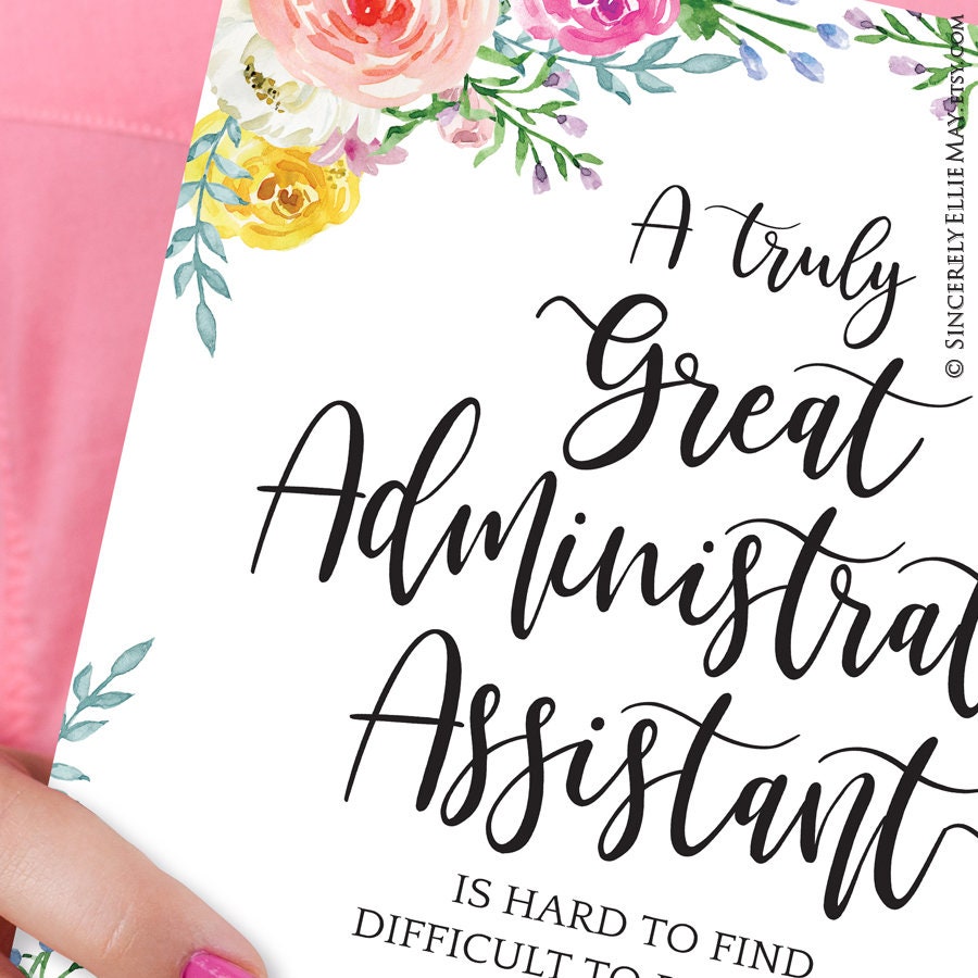 Administrative Assistant Gifts great as Administrator Thank | Etsy