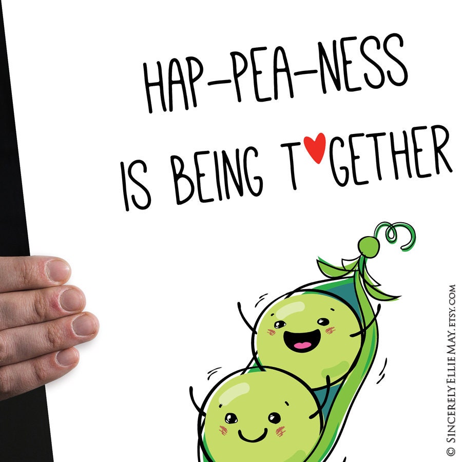 Happiness Quote Kawaii Funny Food Pun Printable Great as - Etsy Australia