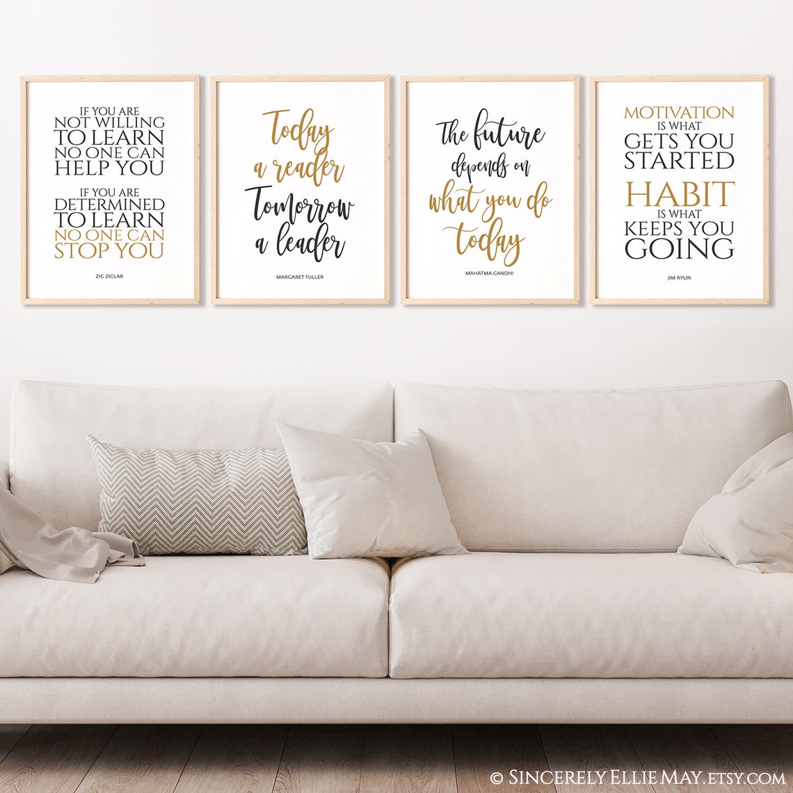 Student Motivational Quotes Wall Art Gifts College Dorm - Etsy Australia