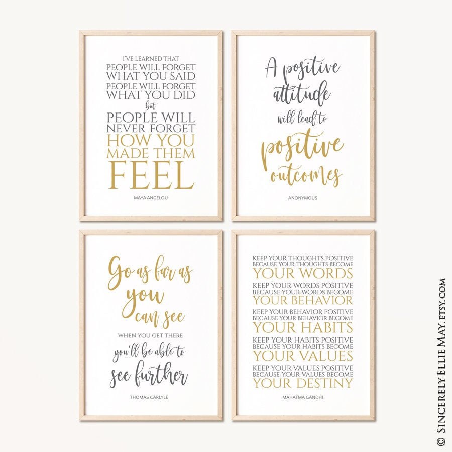 School Counselor Quotes Wall Art Gifts Counseling Therapist | Etsy