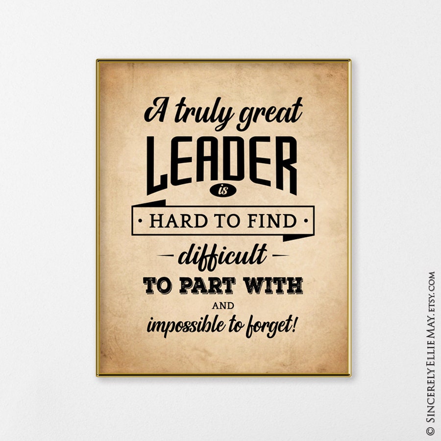 Great Male Leadership Quote Gifts Boy Scout Leaders - Etsy Australia