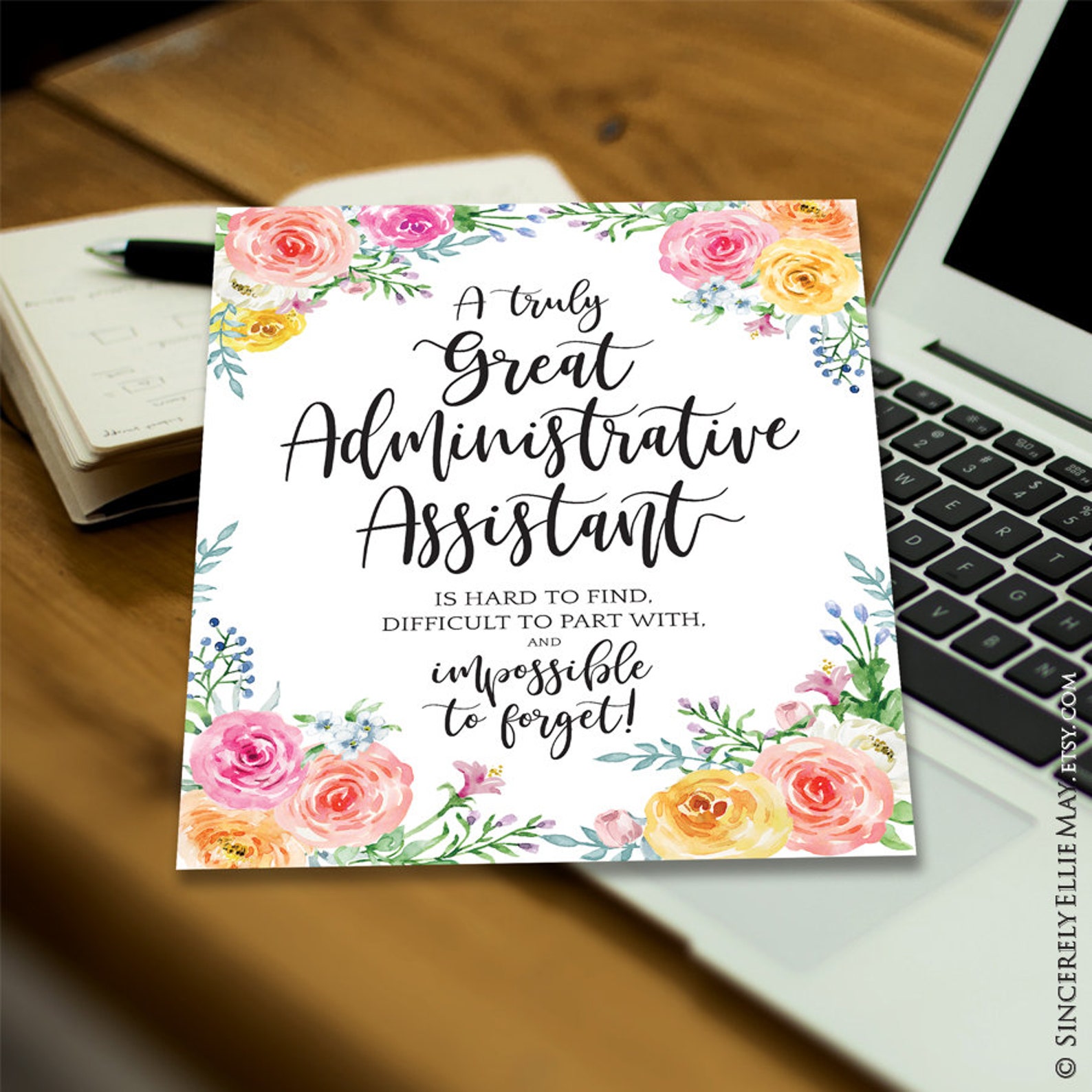 Administrative Assistant Gifts, Great as Administrator Thank You or ...
